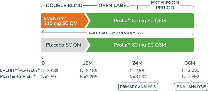 FRAME Study: EVENITY® (romosozumab-aqqg) vs Placebo